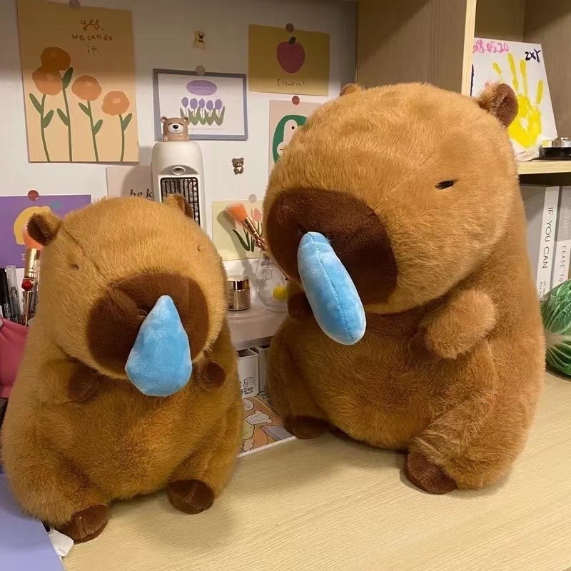 Super Soft Capybara Teddy Bear Plush Toy Filled Cute Soft Snot Capybara ...