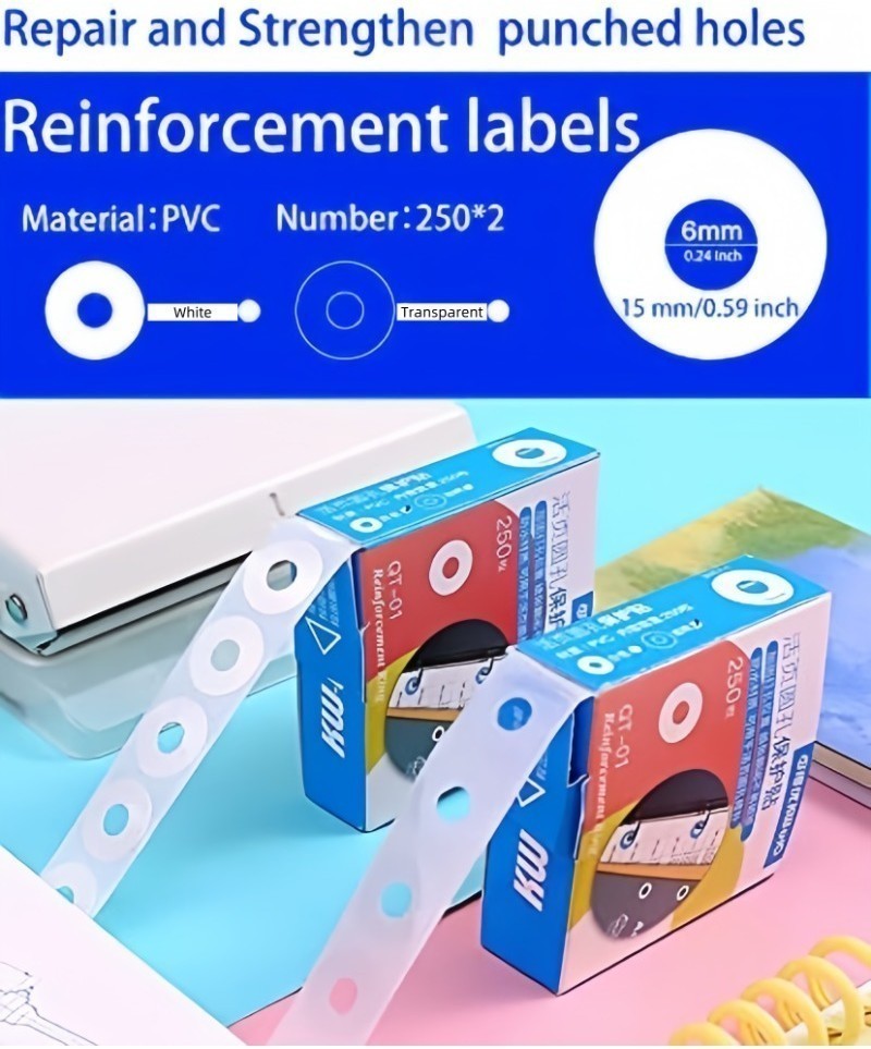 Loose-Leaf Puncher Hole Punch Set 6 Sheets Max Puncher for A4 A5 B5 ...