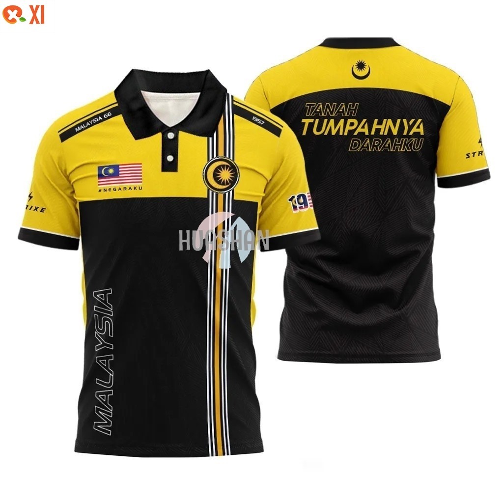 Merdeka 67 baju t shirt merdeka Baju Raya 2024 Muslim Sportswear Stripe ...