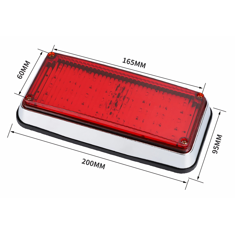 2Pcs/1Set 12V/24V LED Stroboscope Police Warning Light Ambulance Strobe ...