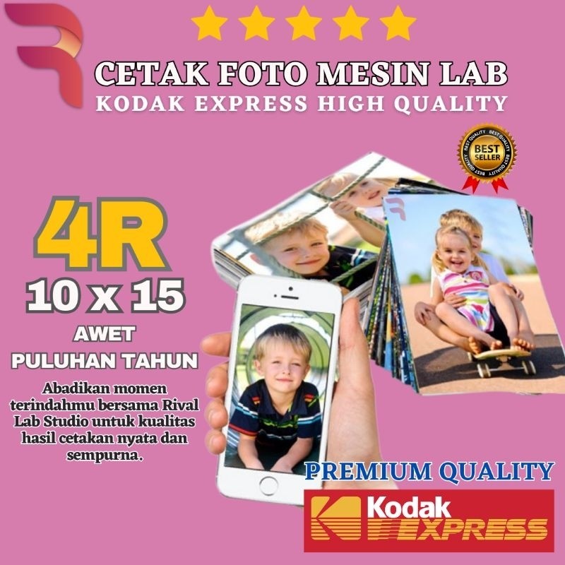 in stock MESIN Rival 4R Photo Printing contains 100 Sheets of High ...