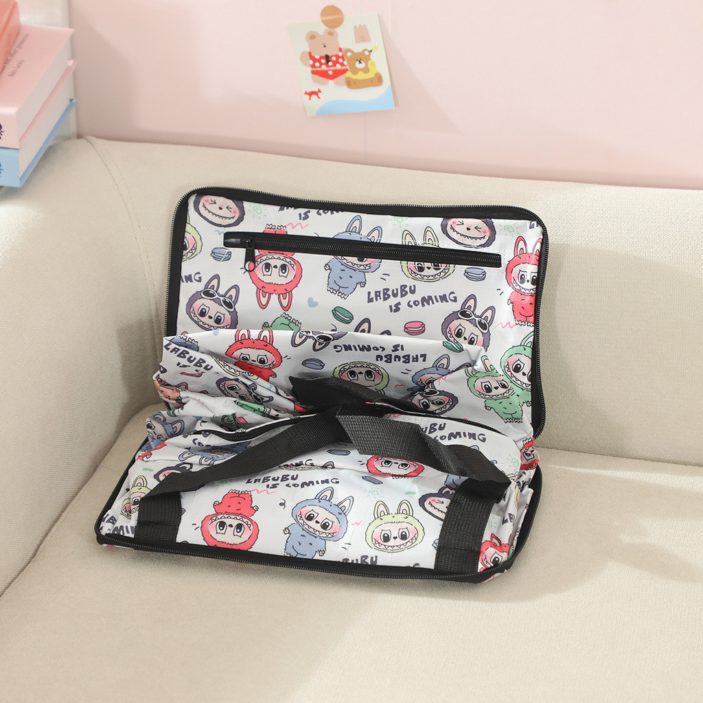 New Style labubu labubu Portable Foldable Travel Bag Cartoon Duffel Bag ...