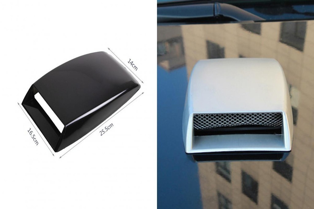 [FM] Abs Plastic Hood Vent Cover Heat-resistant Car Hood Vent Cover Car ...