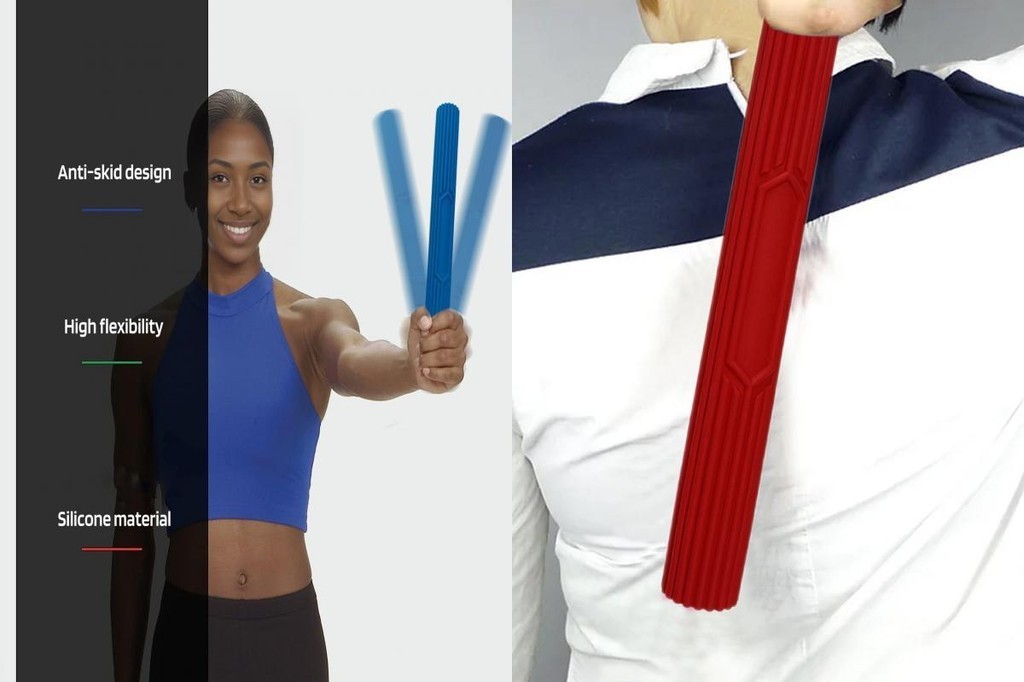 Muscle Targeting Resistance Bar Sweat-proof Hand Exercise Tool Flex ...