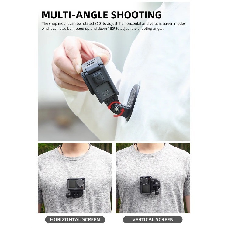 Magnetic Camera Neck Holder Mount Chest Strap Hanging Bracket for GoPro ...