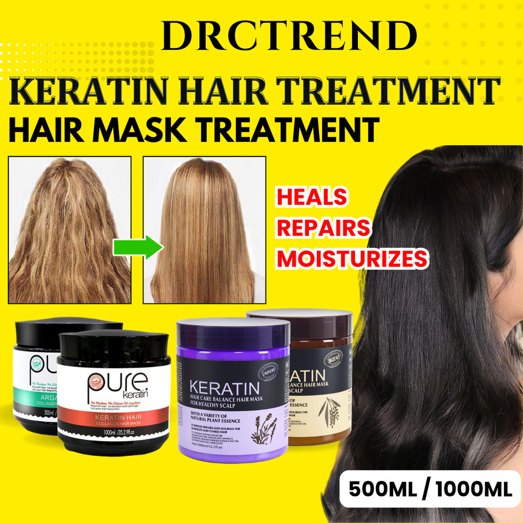 Hair Mask Treatment Keratin Hair Mask 500ML 1000ML Pure Keratin ...