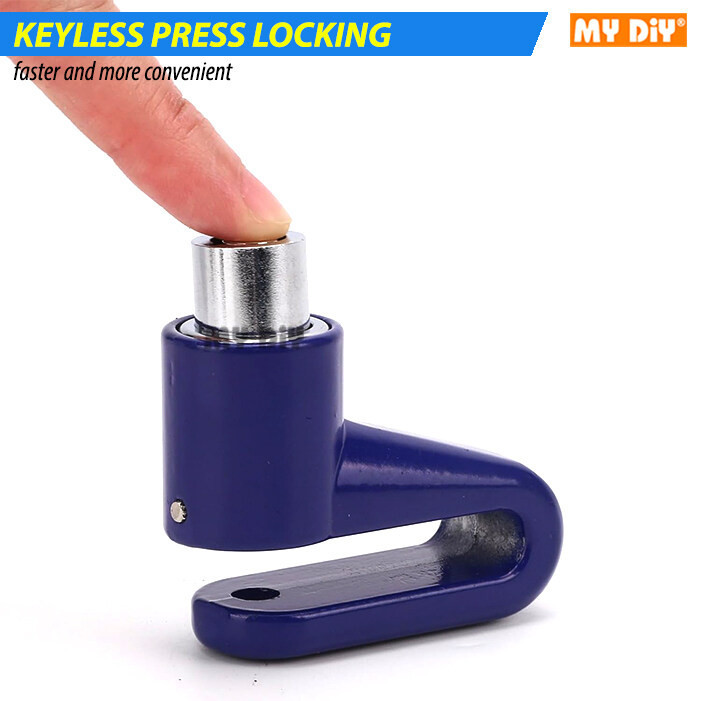 MYDIYHOMEDEPOT - 2 KEYS ANTI-THEFT SAFETY DISC LOCK FOR MOTORCYCLE ...