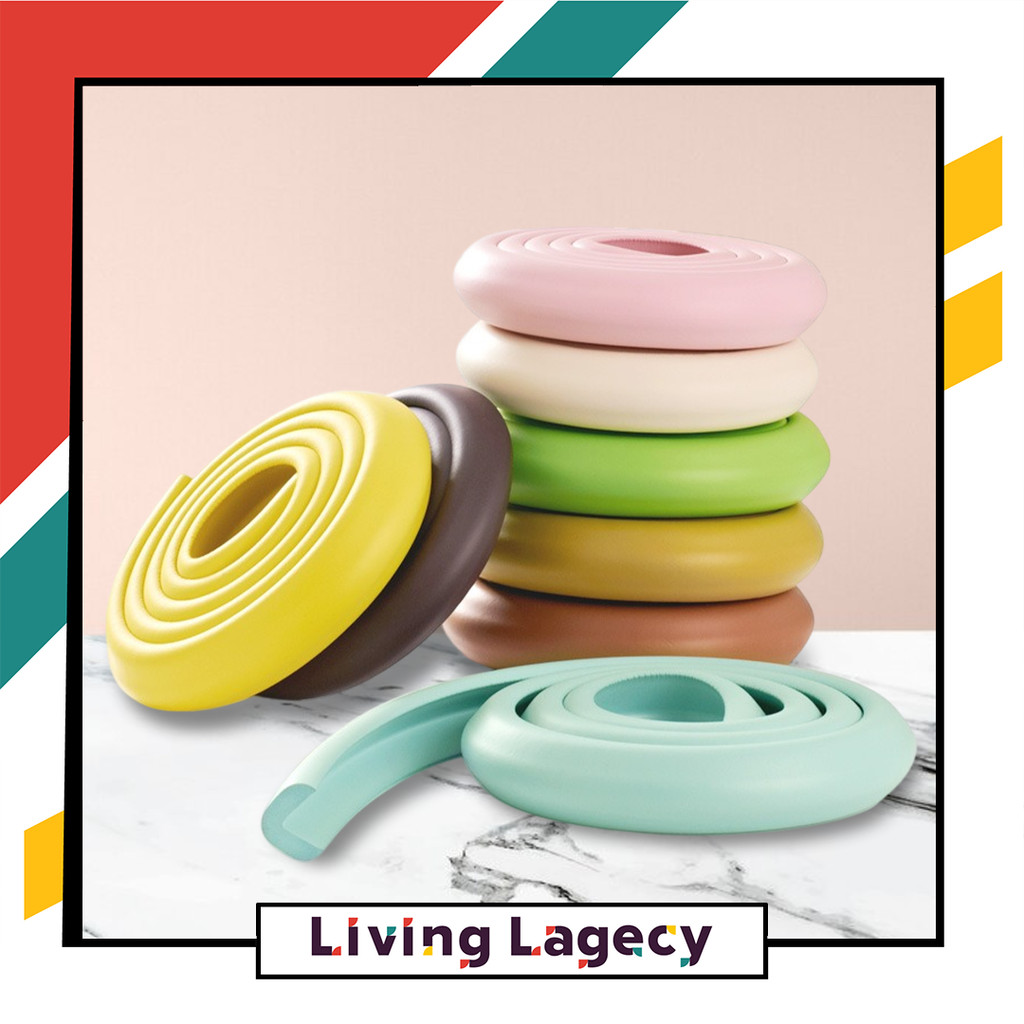 LIVING LAGECY 2M Kids Softy Safety Table Corner Softener Edge Cushion ...