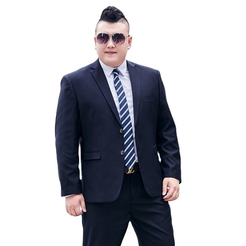 in stock Fat Men Plus Size Suits Business Formal Suit Jackets Wedding ...