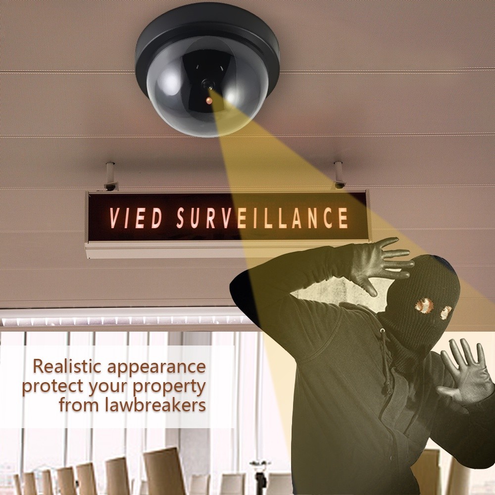 in stock CCTV simulation hemisphere surveillance simulation camera fake ...