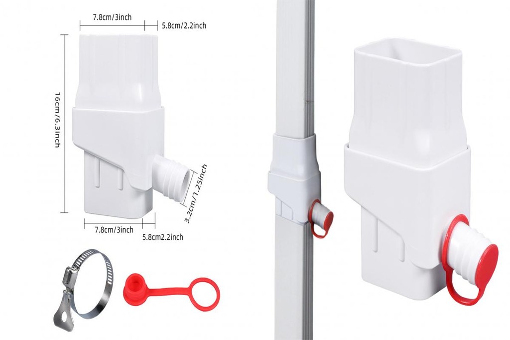Easy Installation Rainwater Diverter Garden Water Conservation Tool ...