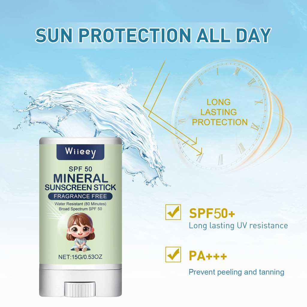 Mineral Sunscreen Stick SPF 50 Sunscreen, Contains Non-Nano Zinc Oxide ...