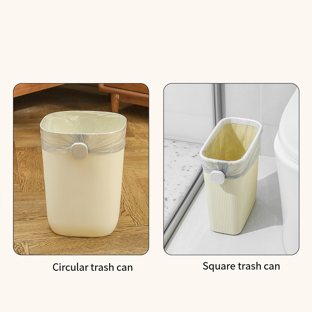 2 Pcs/ Kit Universal Mini PP Plastic Trash Bag Retaining Rotating ...