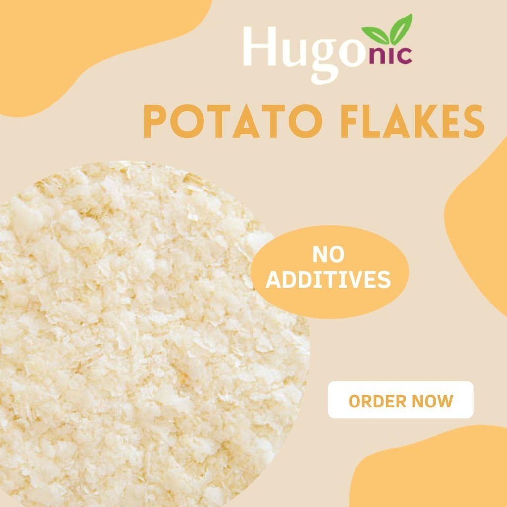 Hugonic Belgium Natural Potato Flakes/Instant Mash Potato Powder 马铃薯雪片粉 ...