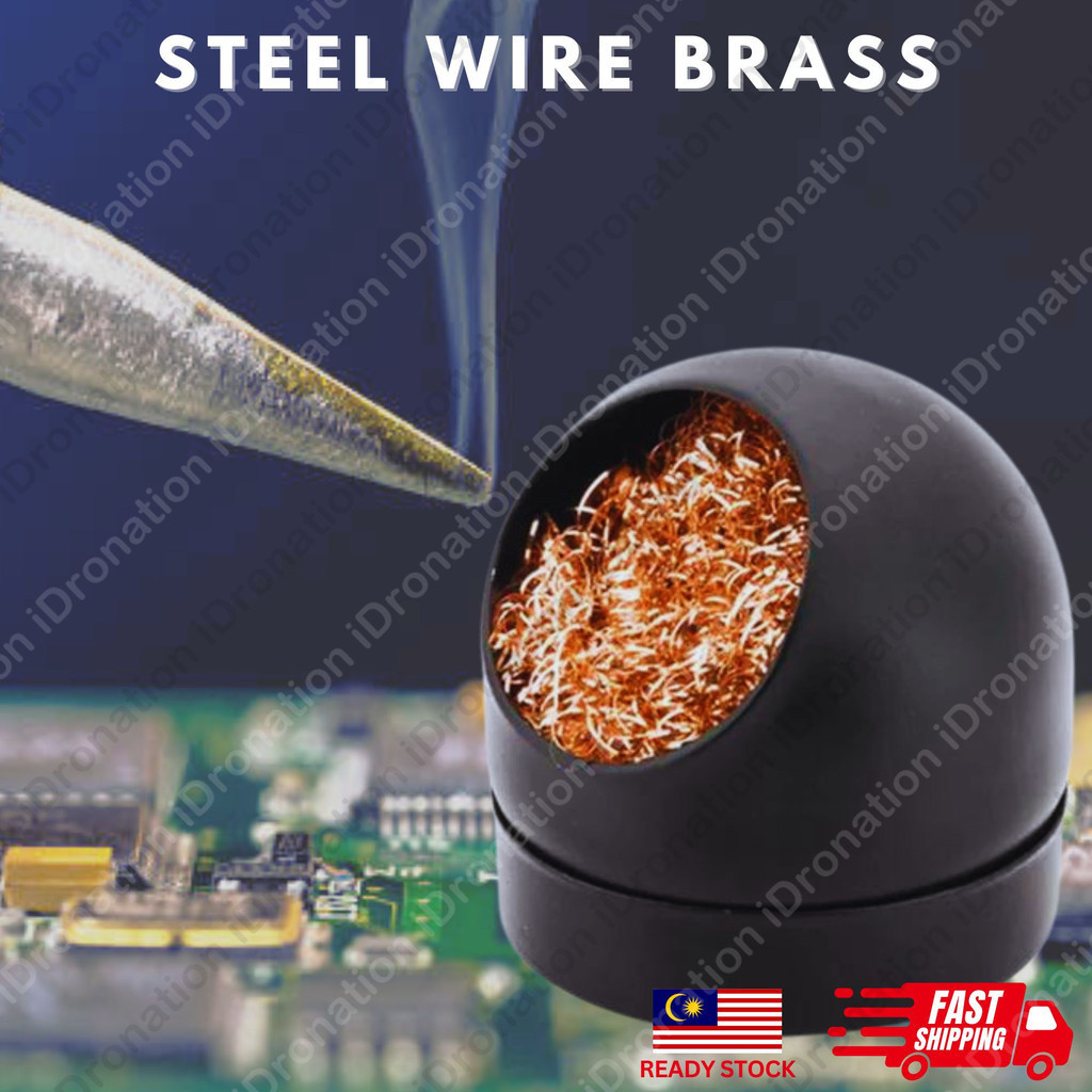 Steel Wire Brass Ball Sponge Copper Metal Soldering Solder Iron Metal ...