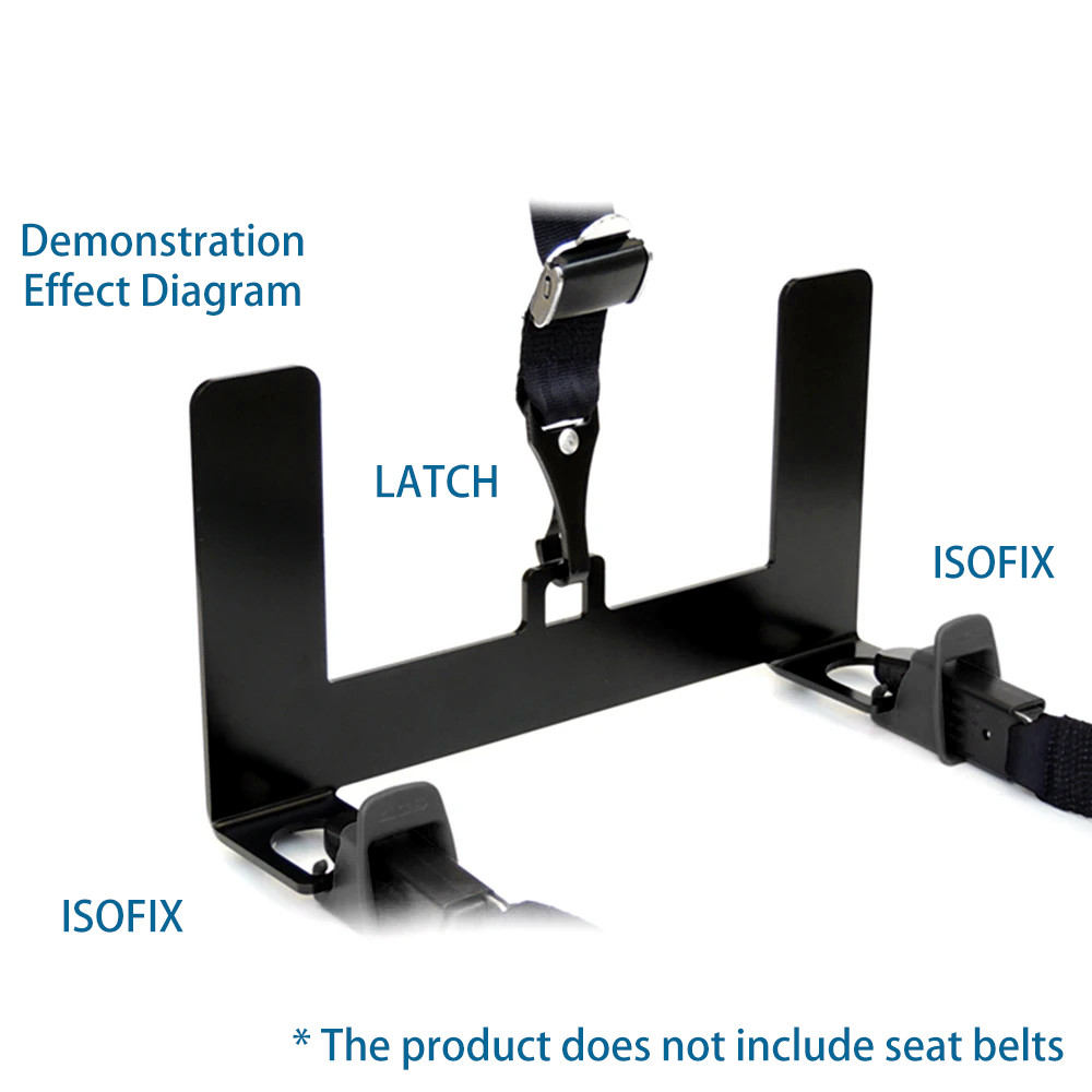 Car Latch Interface Mount Bracket, Child Safety Seat Latch Bracket for ...