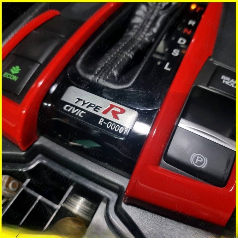 For Honda Civic Emblems Logo Badge Type R Style Gear Panel Steering ...