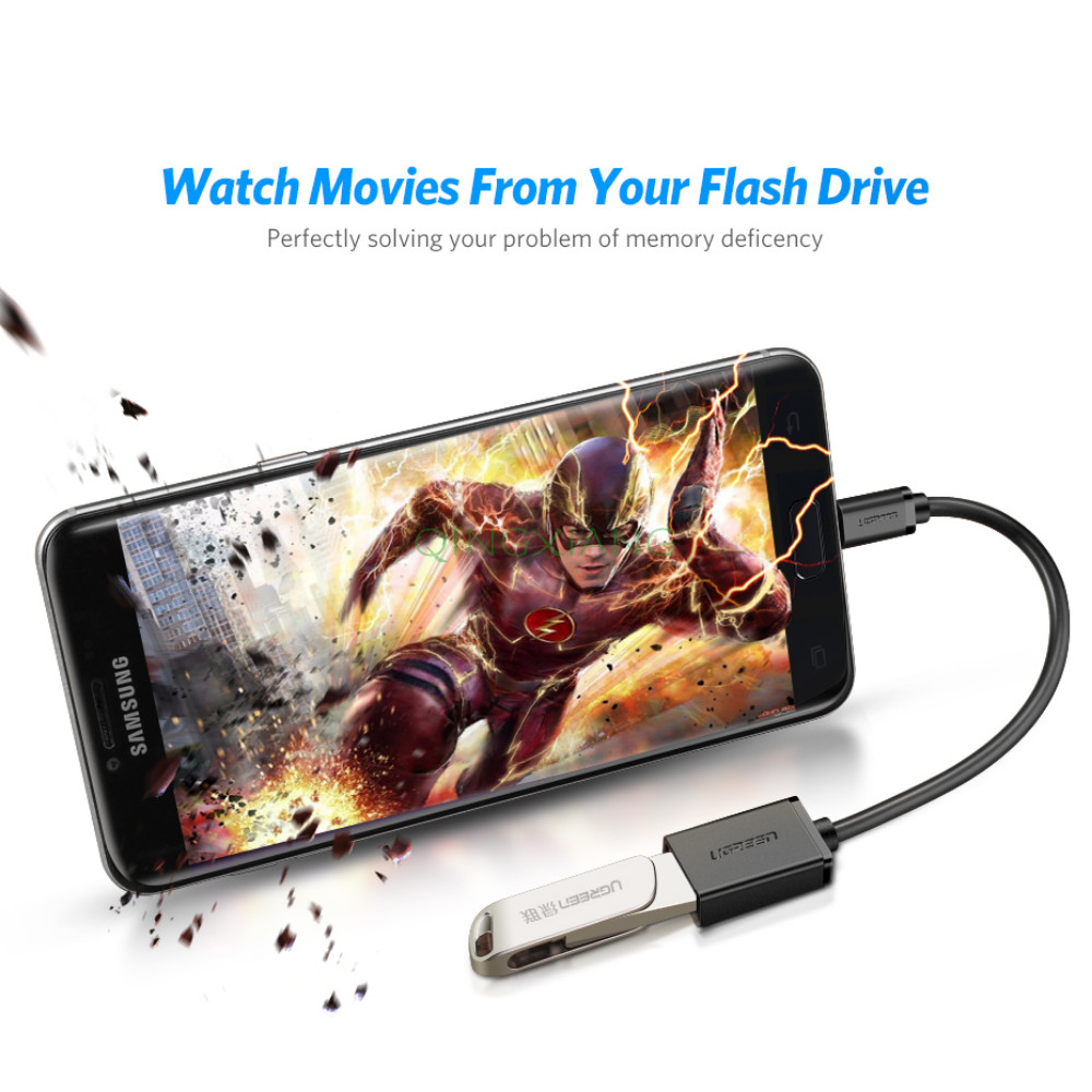 Ugreen Micro USB OTG Cable Adapter for Micro USB Connector ForTablet Android USB 2.0 OTG Adapter ...