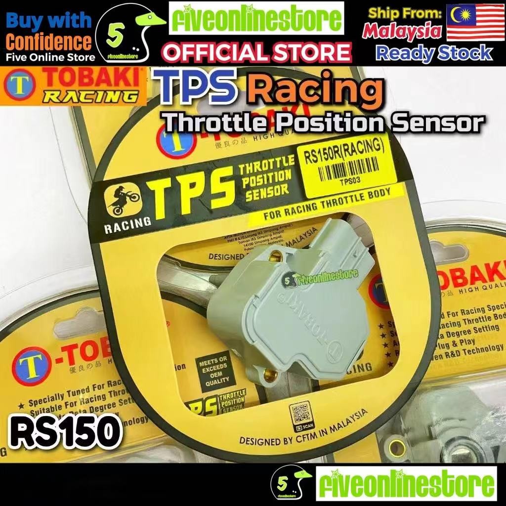 TOBAKI TPS Throttle Position Sensor Racing Silver RS150 RS150R RS150i ...