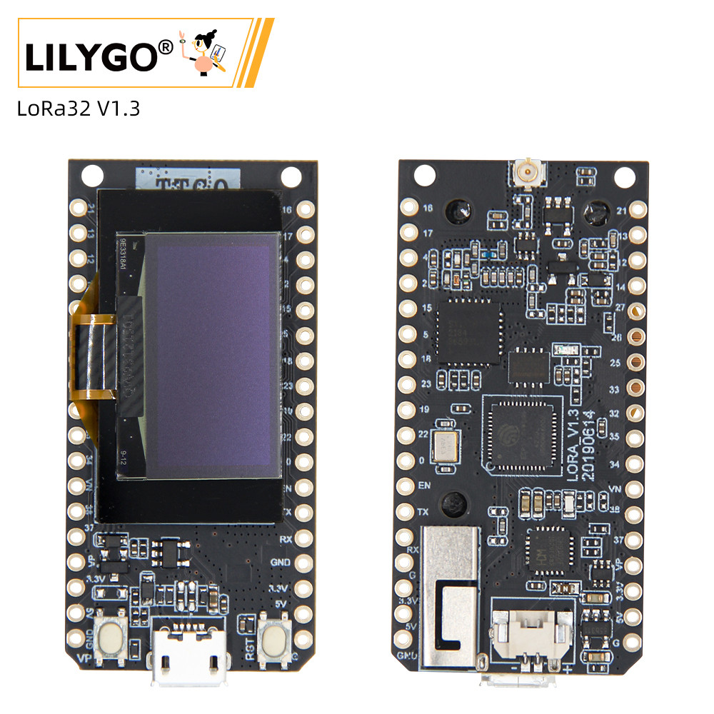 LILYGO® LoRa32 V1.3 ESP32 LoRa Development Board SX1276 868/915Mhz WIFI Bluetooth Wireless ...