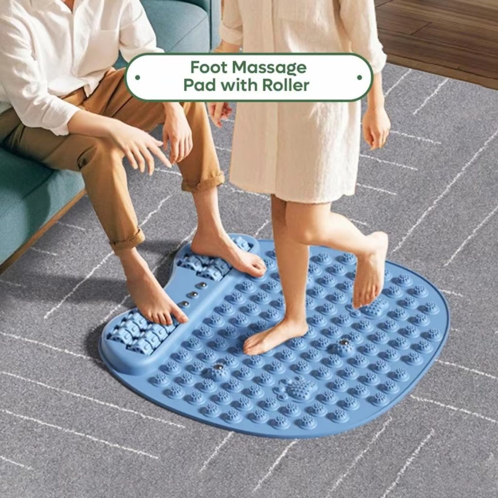 Foot Massage Mat Plantar Fasciitis Massage with Massager Roller 足底按摩垫 ...