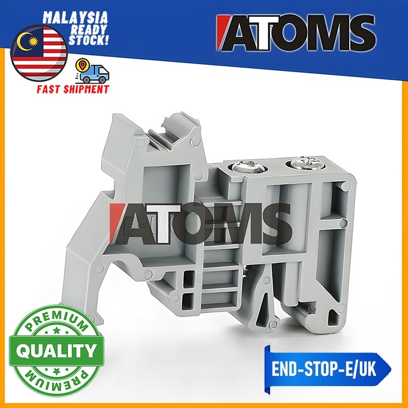ATOMS Din Rail End Stopper END-STOP-E/UK (1PCS) | Shopee Malaysia