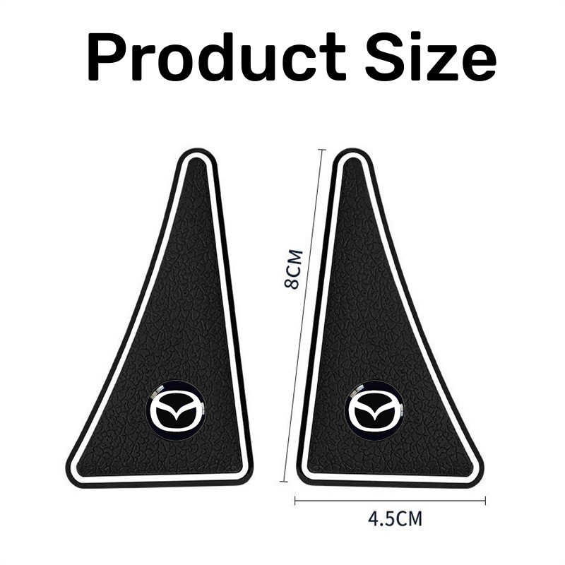 2Pcs Mazda Car Door Corner Anti-collision Sticker Car Door Edge ...