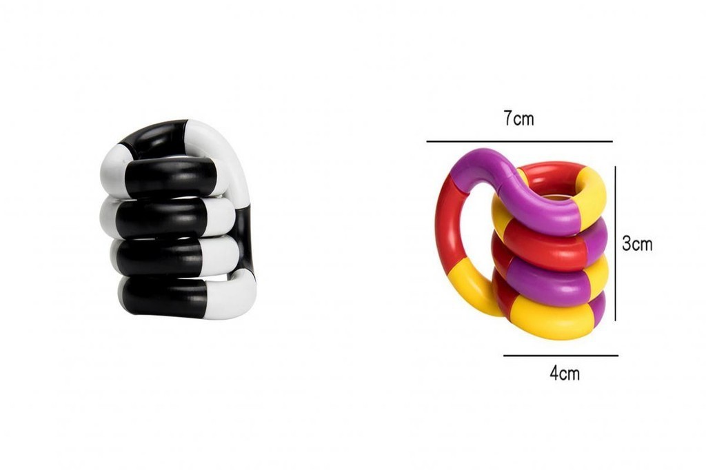 Educational Twist Ring Kids Twist Ring Toy Stress Relief Twist Ring Toy ...
