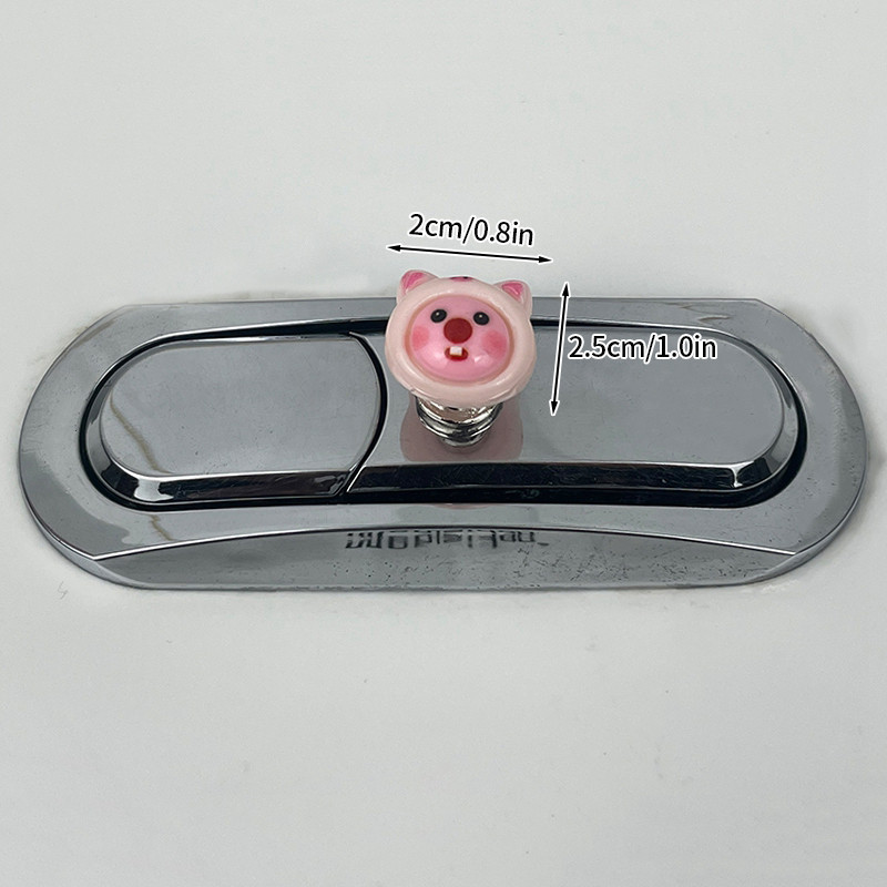 Cute Beaver Loopy Toilet Button Press Cartoon Toilet Funny Flushing ...