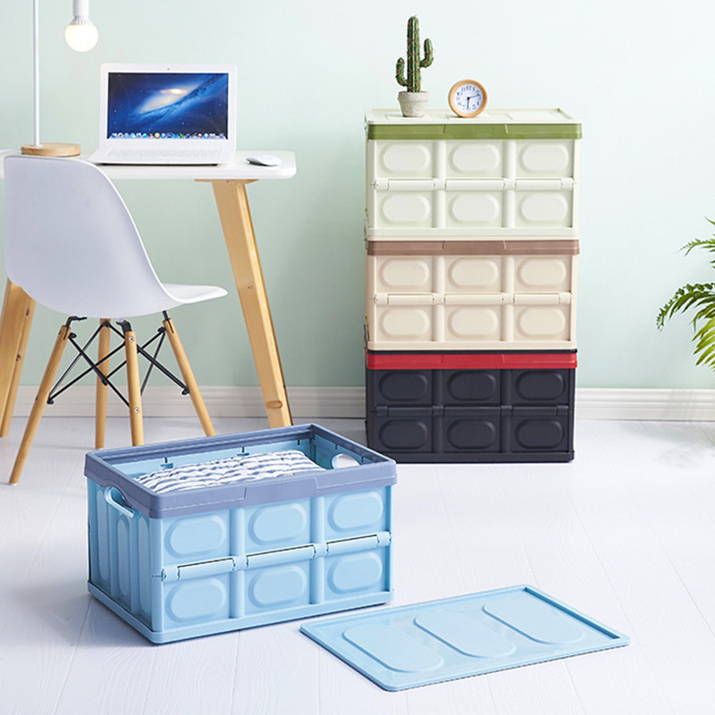 𝗦𝗣𝗔𝗖𝗘 𝗦𝗔𝗩𝗜𝗡𝗚 》Foldable Storage Box Stackable Clothes Toys Organizer ...