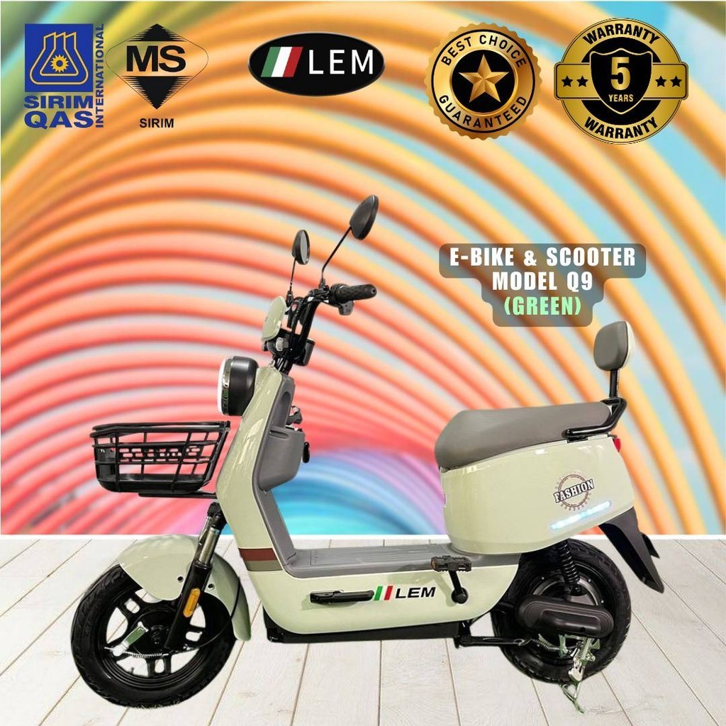 ★LEM★ NEW !!! Q9 (E-BIKE/E-SCOOTER) Electric Bike / Electric Scooter ...