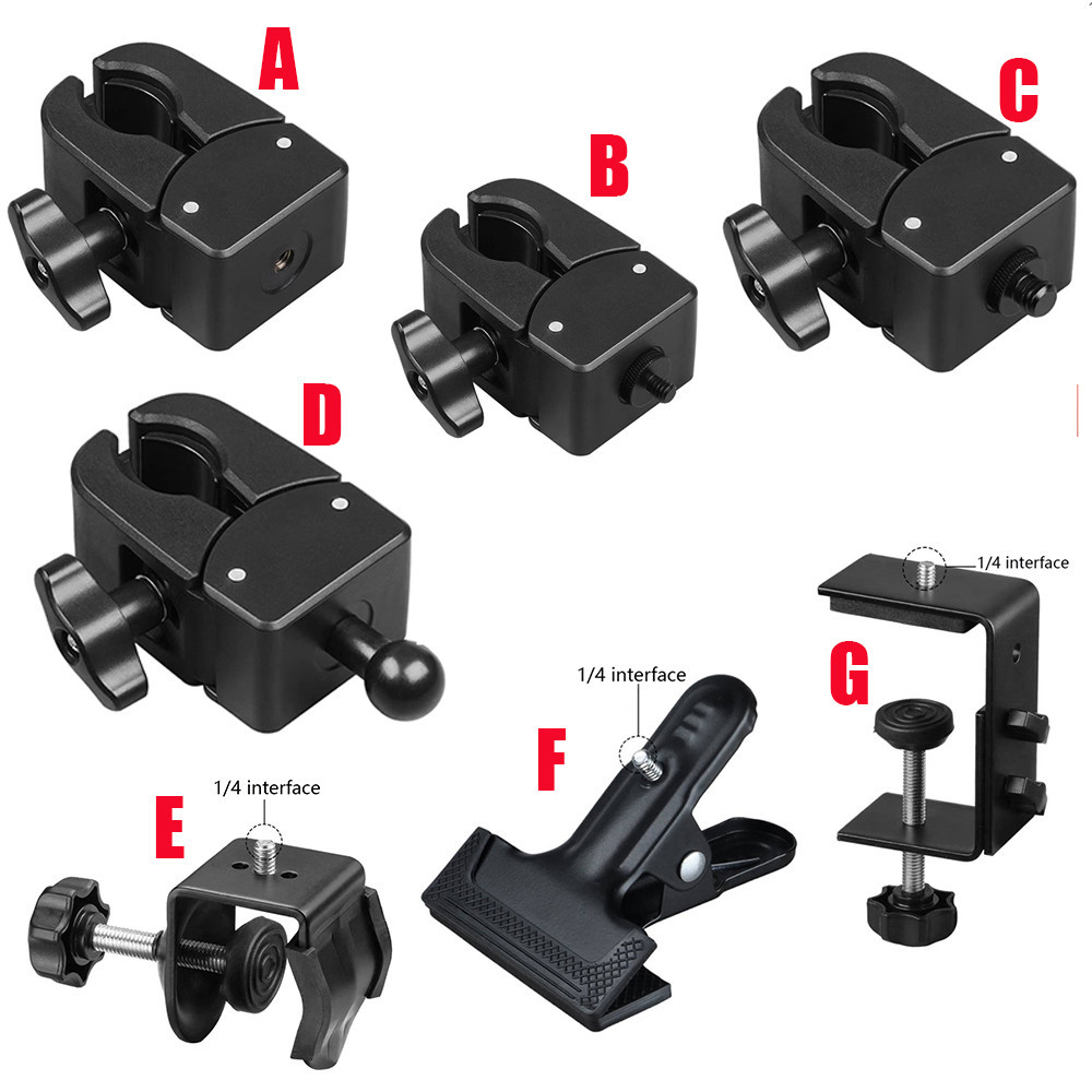 Cell Phone Live Streaming Booster Clamp Base Multi-Camera Flat Support ...