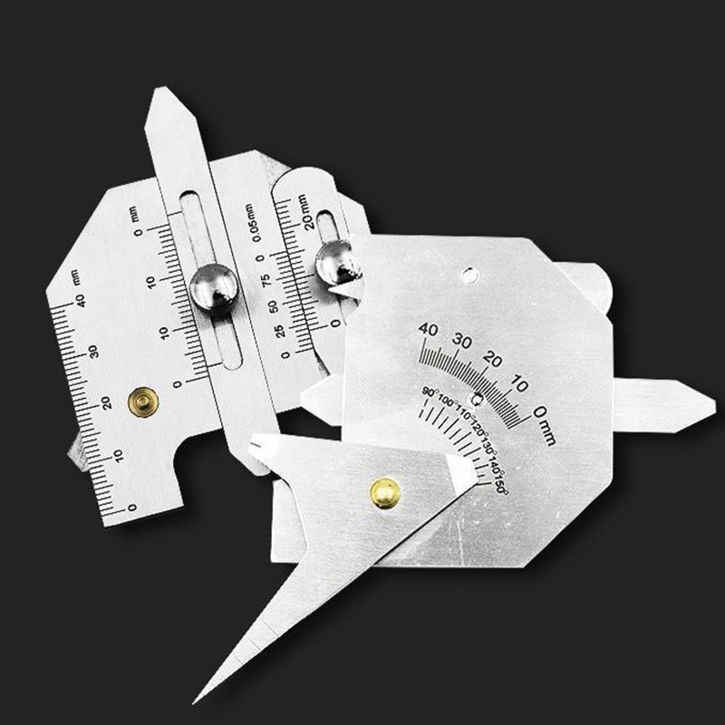 Pipe Welding Gauge Welding Inspection Ruler 0-40mm Stainless Steel 0.5 ...
