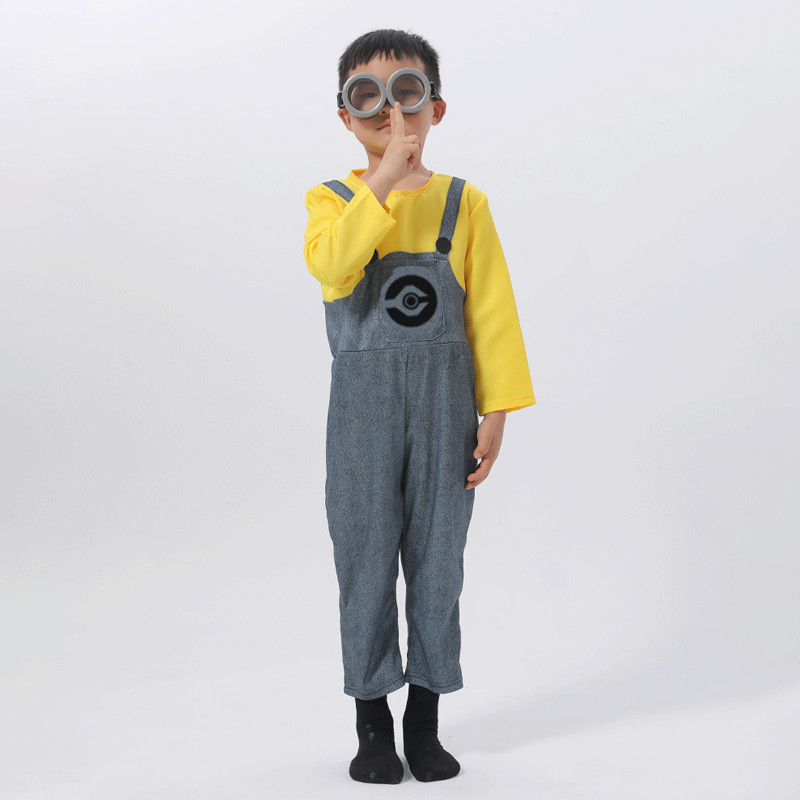 Despicable Me Minion Jumpsuit For Kids Boy Men Cosplay Costume Party ...