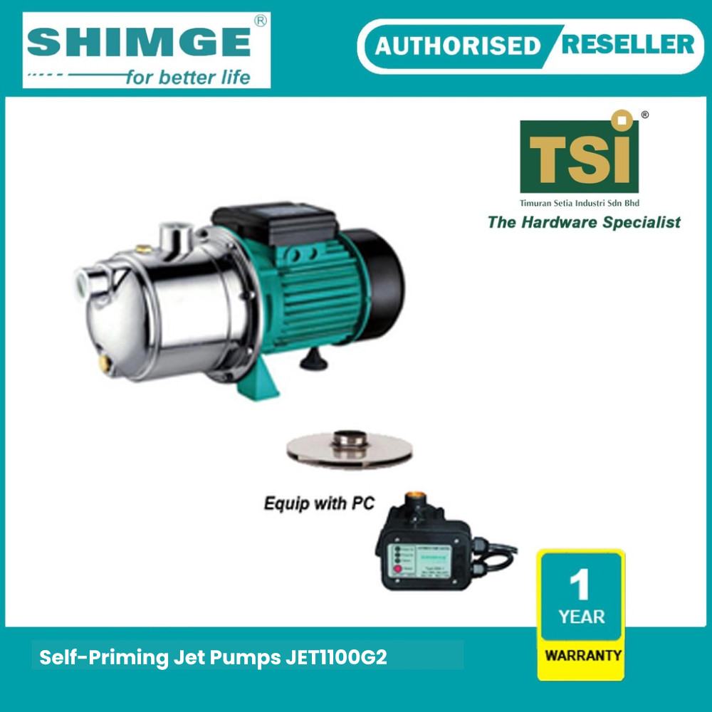 SHIMGE SELF-PRIMING JET PUMPS SUS304 JET1100G2-PC | Shopee Malaysia