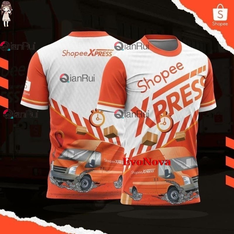 Shopee Express Premium Worker Jersey(Free Printing Of Name) | Shopee ...