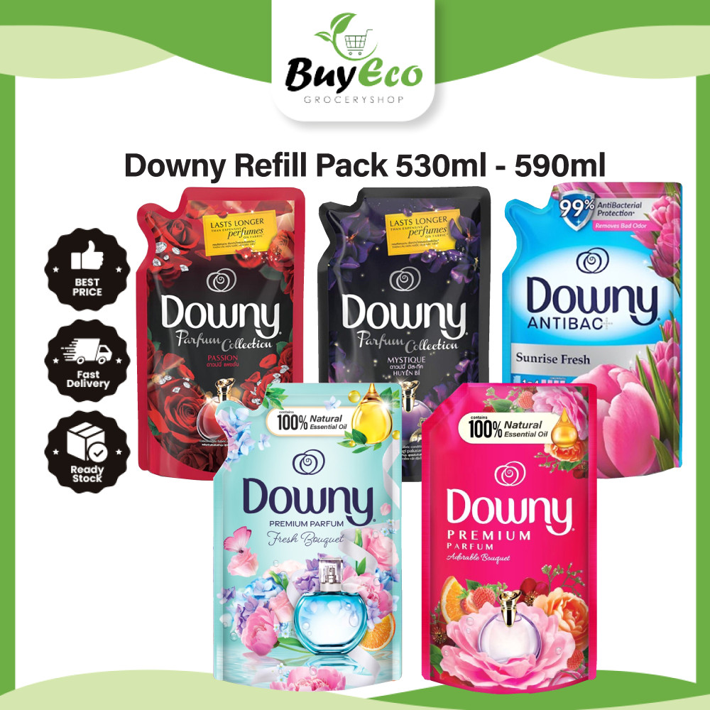 Downy Concentrate Fabric Conditioner Refill Pack 530ml-590ml | Shopee ...