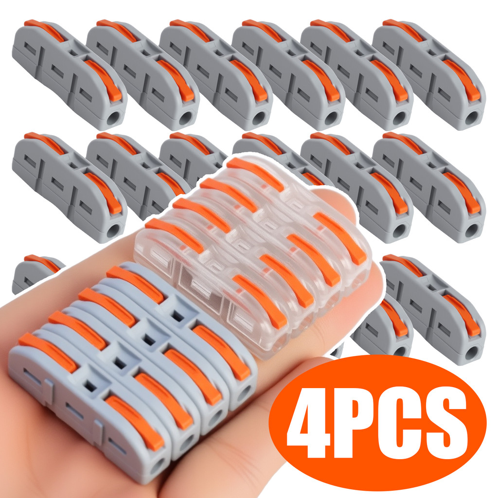 Universal Quic Wire Connector Splice Insulated Terminals Block - Push ...