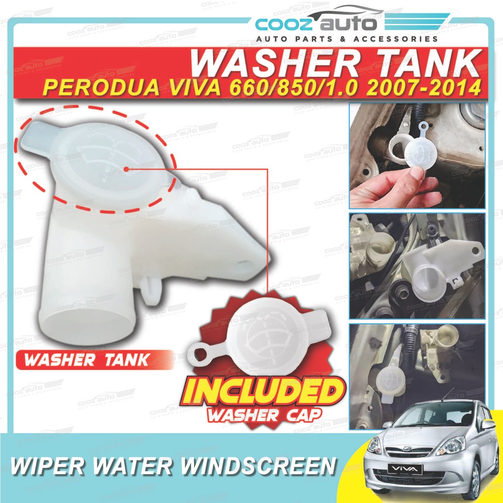 Perodua Viva 660 850 1.0 2007 - 2014 Washer Tank Joint Water Windscreen ...