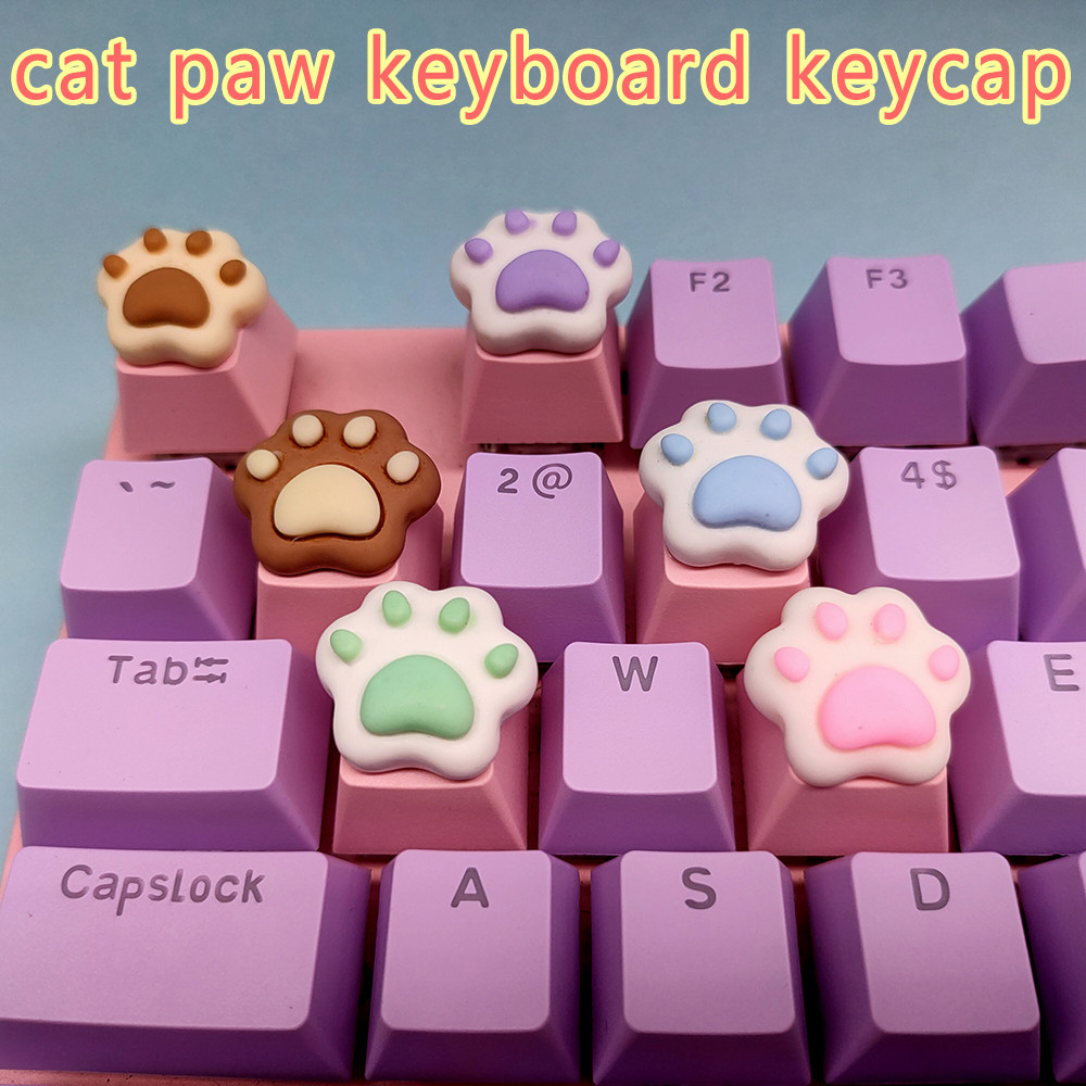 in stock Cat Paw DIY Custom Mechanical Keyboard Caps for Cherry MX ...