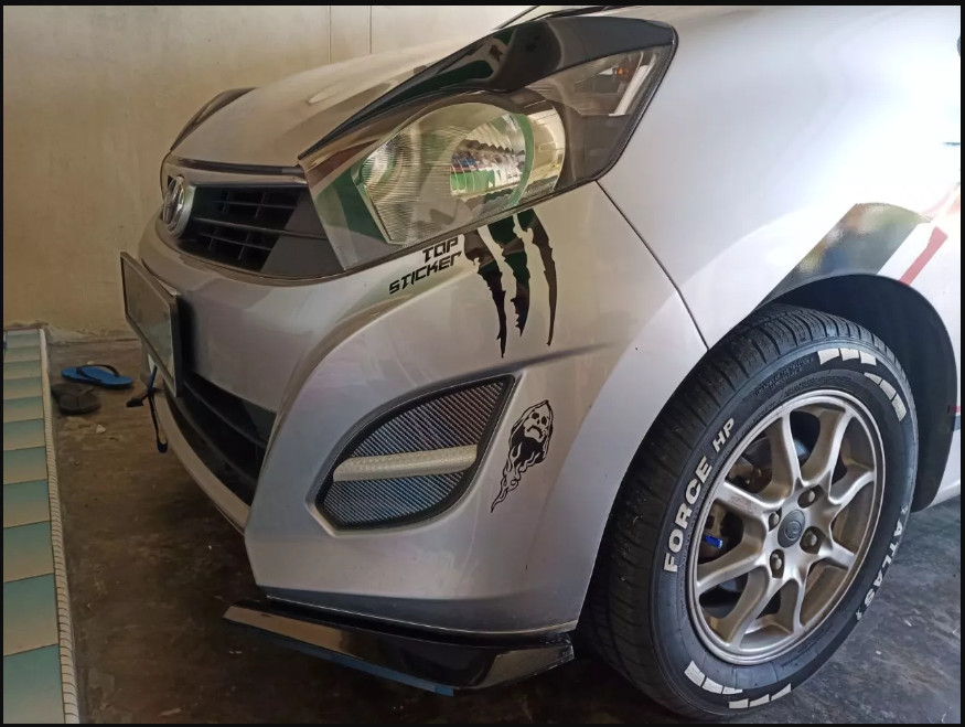 CAR Front Rear Corner Bumper Lip Skirting Diffuser Splitter Protector ...