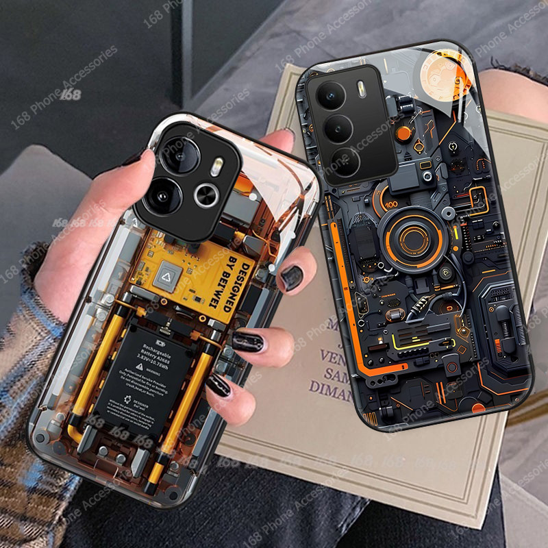 Realme 14 5G Casing Realme 14X 5G Casing Shockproof Case Circuit board ...