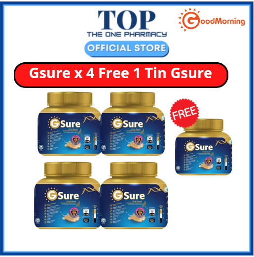 [Set Buy 4 Free 1] GoodMorning Gsure Complete Nutrition Vegetarian ...