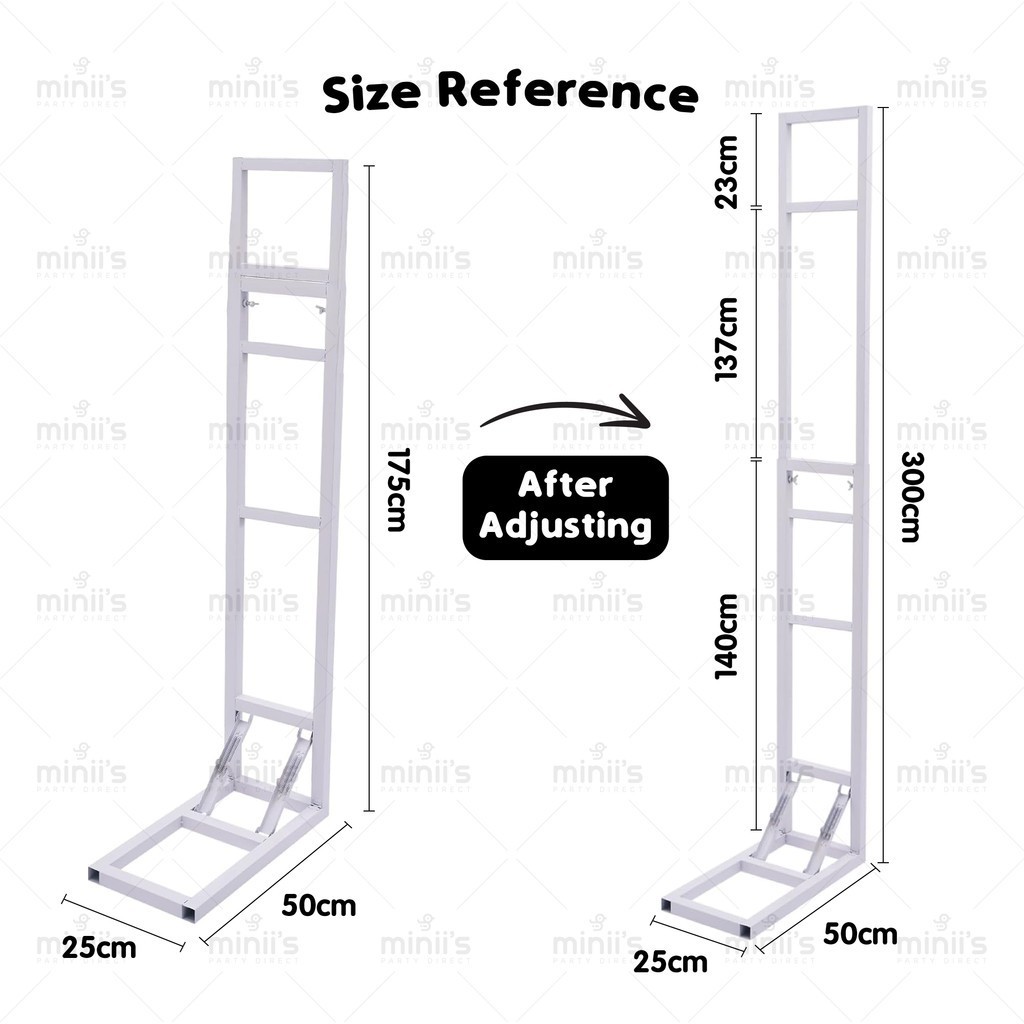 MINIIS KT Board Stand Adjustable Stand KT Board Backdrop Support Stand ...
