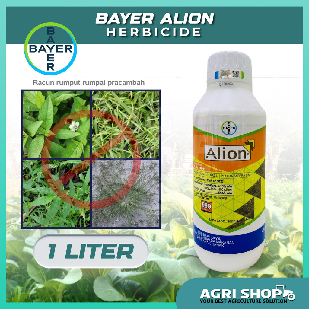 Agrishop 1L Bayer Alion | Herbicide 45.5% SC Class 3 | Racun Rumput ...