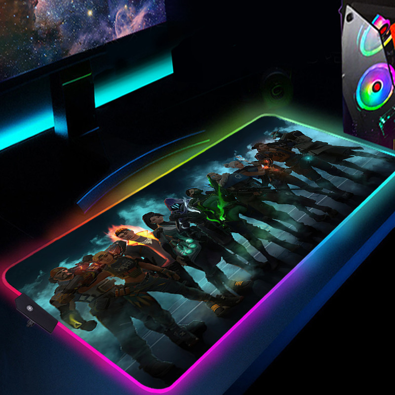 Valorant Gamer Mousepad RGB Laptop Mouse Pad XXL MousePad Gamer Lock ...