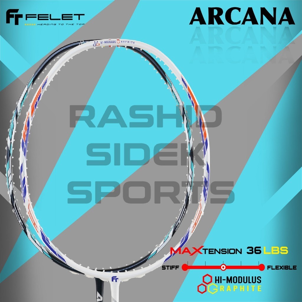 FELET ARCANA Badminton Racquet (100% ORIGINAL) by FLEET | Shopee Malaysia
