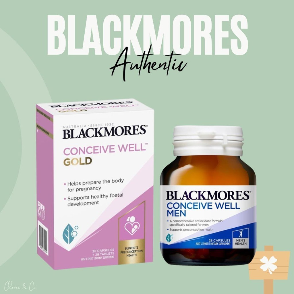 Blackmores Conceive Well Gold 28 Tab + 28 Capsules / Blackmores ...