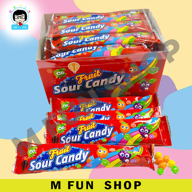 *Ready Stock* Halal 30Pcs x 16gm Gula-gula Asam Buah (Chewy Candy ...