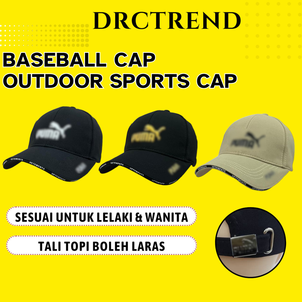 PUM@ CAP MEN WOMEN CAP TOPI SUKAN GOLF CAP BASEBALL CAP TOPI COUPLE ...